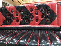 China Blower Interactive Sport Game Challenge Inflatable Whack Wall WipeOut Punching Game for sale