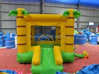 China CE/EN71/EN14960 Certified Small Size Jungle Cartoon Monkey Bouncy Castle for Children for sale