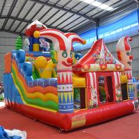 China 14 Years up Unisex Latest PVC Inflatable Circus Castle with Slip N Slide Fun City Party for sale