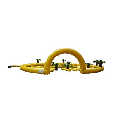 China Unisex Commercial Palm Tree Inflatable Golf Course for Parties and Events 9 Holes Game for sale