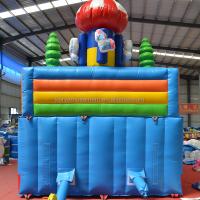 China 14 Years up Unisex Latest PVC Inflatable Circus Castle with Slip N Slide Fun City Party for sale