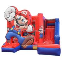 China Customize Accepted Red Inflatable Castle Playground for Kids Bounce Jumping House for sale