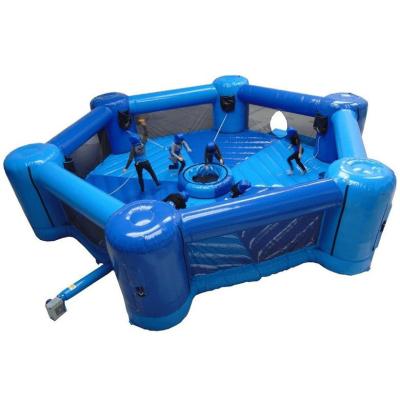 China Shipping way By sea/ by air 6 Player Inflatable Bungee Run Dash 'n' Grab Sport Games for sale