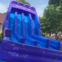 China Blower Repair Kits Package Bag Included Three-Lane Water Slide Inflatable for Adults for sale