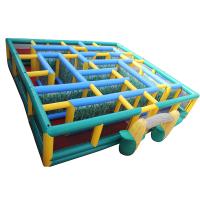 China Custom Inflatable Laser Tag Maze for Unisex Corn Labyrinth Challenge Obstacle Course for sale