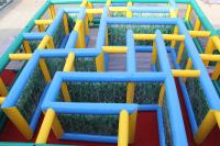 China Custom Inflatable Laser Tag Maze for Unisex Corn Labyrinth Challenge Obstacle Course for sale