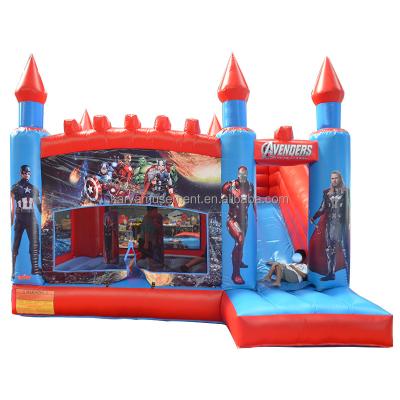 China Children's Outdoor or Indoor Fun Inflatable A-vengers Castle Bouncing Jumping Castle for sale