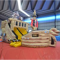 China Customized Color Commercial Inflatable Wet and Dry Slide Jumping Castle for Party Rentals for sale
