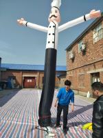 China 6m Inflatable Chef Sky Dancing Air Tube Dancer Man Waving Model for Outdoor Advertising for sale