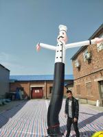 China 6m Inflatable Chef Sky Dancing Air Tube Dancer Man Waving Model for Outdoor Advertising for sale