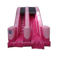 China Commercial Rental PVC Small Pink Inflatable Slide with CE/EN71/EN14960 Certification for sale