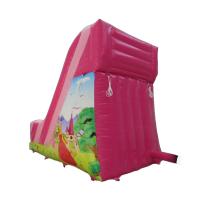 China Commercial Rental PVC Small Pink Inflatable Slide with CE/EN71/EN14960 Certification for sale
