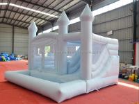 China Customized Color Portable Wedding Party Bounce House Combo Slide and Ball Pit for Kids for sale