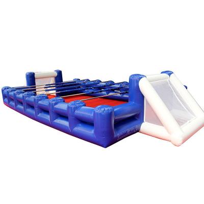 China Human Table Football Field Inflatable Sport Game with Blower By Sea/By Air Shipping for sale