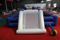 China Human Table Football Field Inflatable Sport Game with Blower By Sea/By Air Shipping for sale