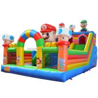 China Age Range 14 Years up Portable PVC Inflatable Mario Fun City Playground Game for Kids for sale
