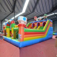 China Age Range 14 Years up Portable PVC Inflatable Mario Fun City Playground Game for Kids for sale