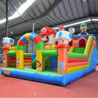 China Age Range 14 Years up Portable PVC Inflatable Mario Fun City Playground Game for Kids for sale