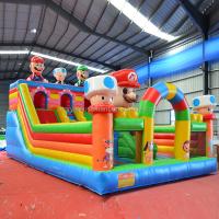 China Age Range 14 Years up Portable PVC Inflatable Mario Fun City Playground Game for Kids for sale