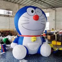 China Customized Colorful Inflatable Doraemon with Air Blower and Accessories for sale