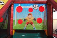 China Inflatable Football Game Colorful Interactive Shooting Sport Carnival Game for Sports for sale