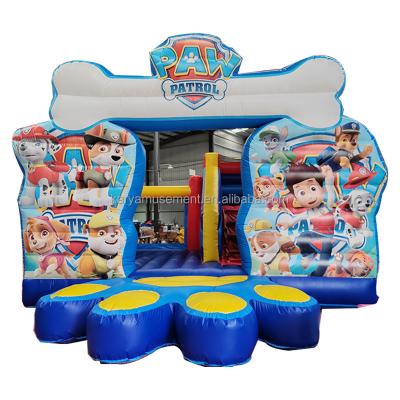 China Unisex Paw Patrol Inflatable Castle with Inner Slide Commercial Customizable Design for sale