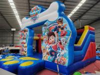 China Unisex Paw Patrol Inflatable Castle with Inner Slide Commercial Customizable Design for sale