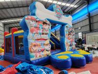 China Unisex Paw Patrol Inflatable Castle with Inner Slide Commercial Customizable Design for sale