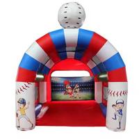 China Age Range 14 Years up Inflatable Baseball Batting Cage Shooting Game with Speed Pitch for sale