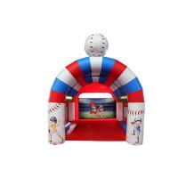 China Age Range 14 Years up Inflatable Baseball Batting Cage Shooting Game with Speed Pitch for sale
