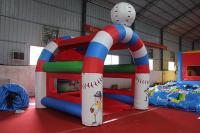 China Age Range 14 Years up Inflatable Baseball Batting Cage Shooting Game with Speed Pitch for sale