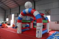 China Age Range 14 Years up Inflatable Baseball Batting Cage Shooting Game with Speed Pitch for sale