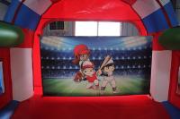 China Age Range 14 Years up Inflatable Baseball Batting Cage Shooting Game with Speed Pitch for sale