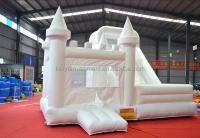 China Customized Logo Acceptable Indoor Jumping Castle for Kids PVC White Inflatable Castle for sale