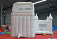 China Customized Logo Acceptable Indoor Jumping Castle for Kids PVC White Inflatable Castle for sale