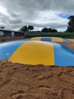 China Commercial PVC Inflatable Jumping Cloud Colorful Jumping Pillow Pad for Kids and Adults for sale