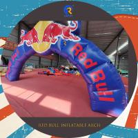 China Gender-Neutral Inflatable Archway Red Bull Advertising with PVC Material Inflatables for sale