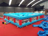China Unisex Outdoor Playground Inflatable Maze Labyrinth for Team Building Sport Activity for sale