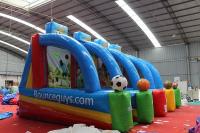 China Features PORTABLE Kids 4 In 1 Carnival Inflatable Sport Game Inflatable Basketball Shooting Game for sale
