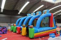 China Features PORTABLE Kids 4 In 1 Carnival Inflatable Sport Game Inflatable Basketball Shooting Game for sale