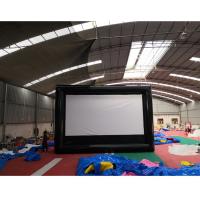 China EN71/CE Certified Super Fun Inflatable Castle Movie Screen for Outdoor Advertising for sale