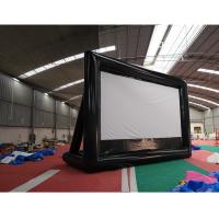 China EN71/CE Certified Super Fun Inflatable Castle Movie Screen for Outdoor Advertising for sale