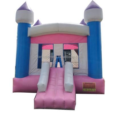 China Customizable Toddler Pink Theme Inflatable Bouncing Castle with Blower and Package Bag for sale