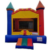 China Customizable Toddler Pink Theme Inflatable Bouncing Castle with Blower and Package Bag for sale