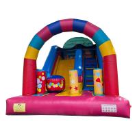 China Party Rentals Candy House Theme Inflatable Dry Slide with CE/EN71/EN14960 Certification for sale