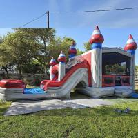 China Unisex Kids Play Inflatable Bouncer House with Slide Pool and Commercial PVC Material for sale