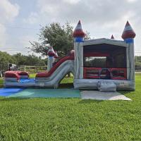 China Unisex Kids Play Inflatable Bouncer House with Slide Pool and Commercial PVC Material for sale