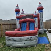 China Unisex Kids Play Inflatable Bouncer House with Slide Pool and Commercial PVC Material for sale