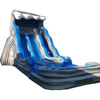 China Indoor Outdoor Entertainment Dual Slip n Slide Inflatable Pool Slide for Water Park for sale