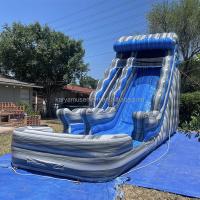 China Indoor Outdoor Entertainment Dual Slip n Slide Inflatable Pool Slide for Water Park for sale